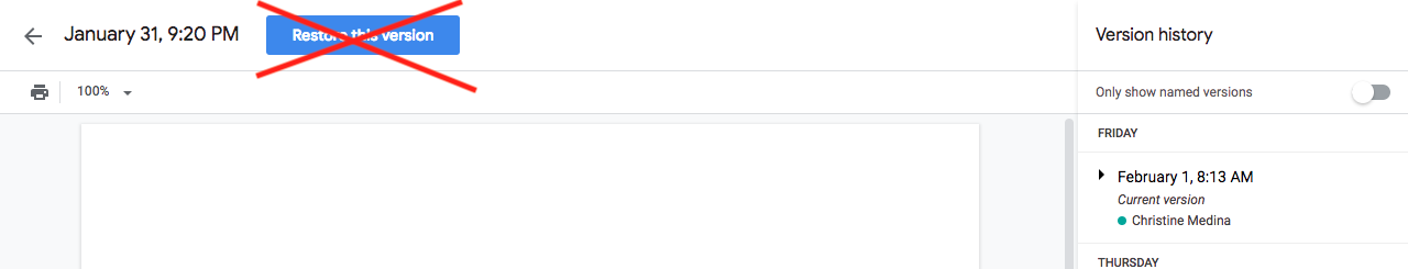 Drive: Viewing and Restoring Previous Versions – Cobalt Extensions
